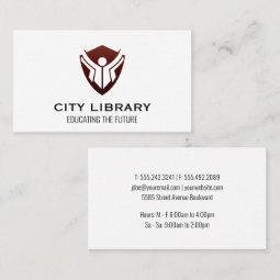 Education Logo Business Card | Zazzle