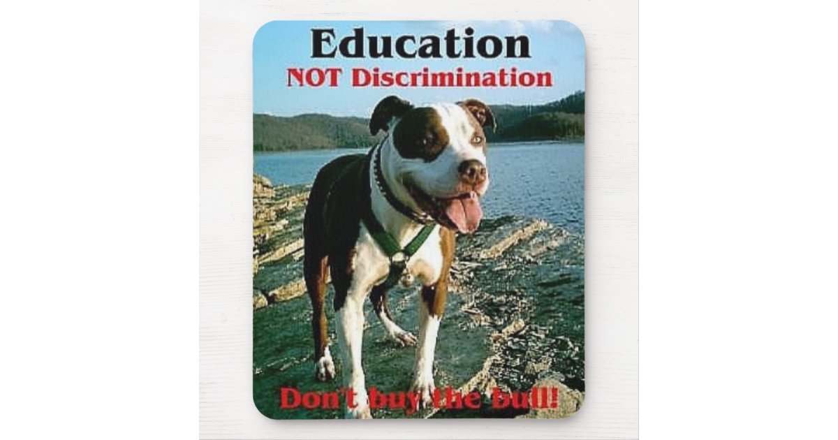 Education not Discrimination mousepad | Zazzle