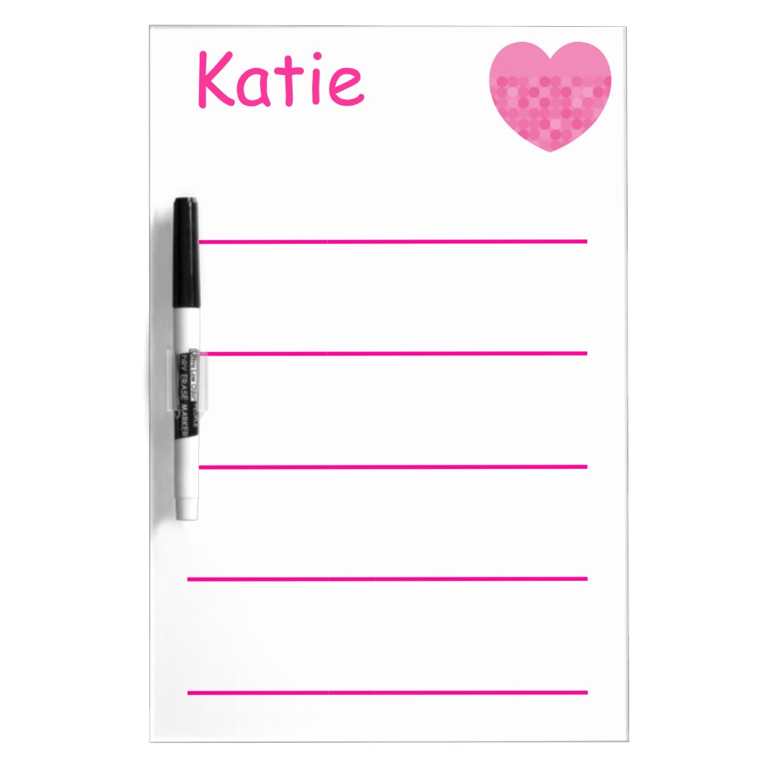 Educational Dry Erase Board Write Name Practice | Zazzle