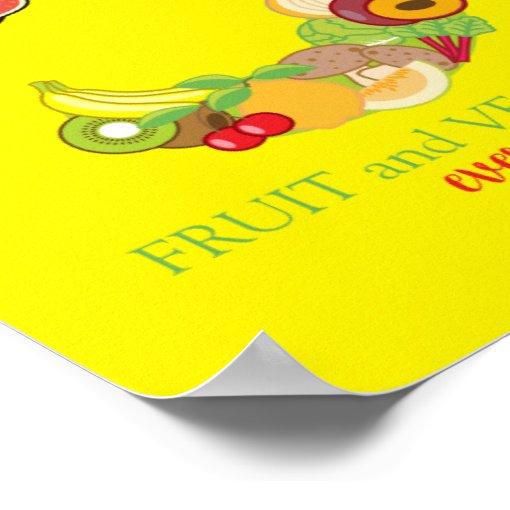 Educational Healthy Eating Classroom Teaching Poster | Zazzle