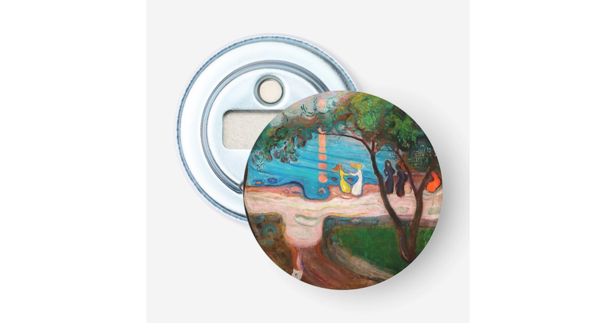 Edvard Munch - Dance on the Beach Bottle Opener | Zazzle