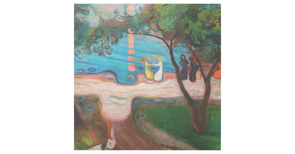 Edvard Munch - Dance on the Beach Gallery Wrap | Zazzle