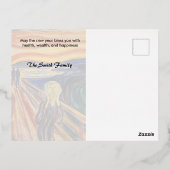 Edvard Munch - Happy New Year from the Scream Foil Holiday Postcard ...