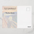 Edvard Munch - Happy New Year from the Scream Foil Holiday Postcard ...