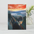 Edvard Munch - Sick Mood at Sunset, Despair 1892 Invitation | Zazzle