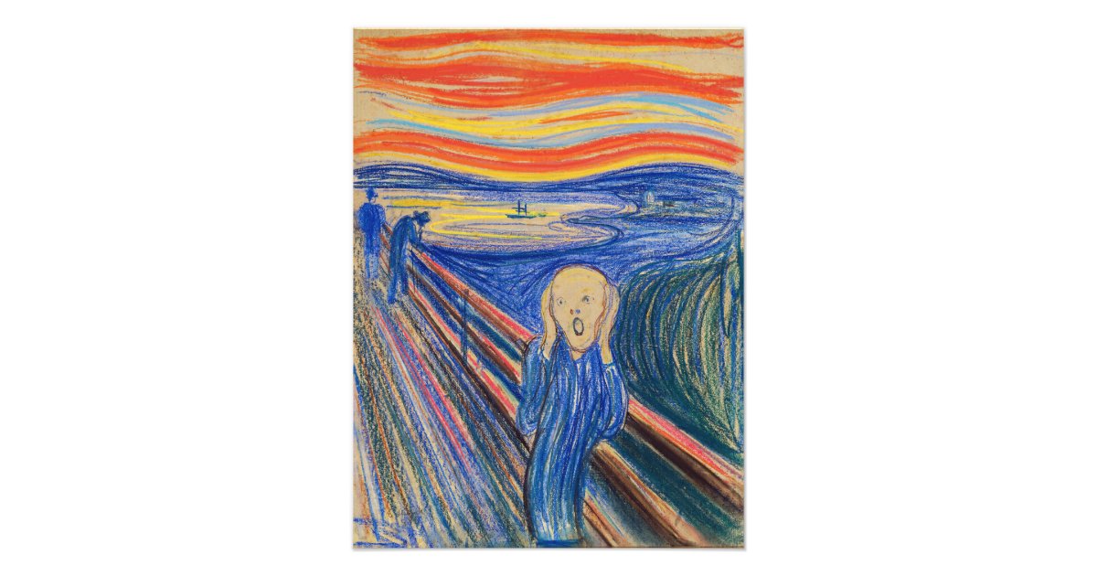 Edvard Munch - The Scream 1895 Photo Print | Zazzle