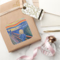 Edvard Munch - The Scream 1895 Square Sticker | Zazzle