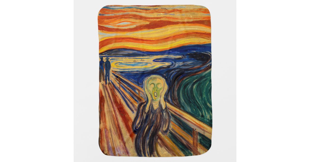 Edvard Munch - The Scream 1910 Baby Blanket | Zazzle