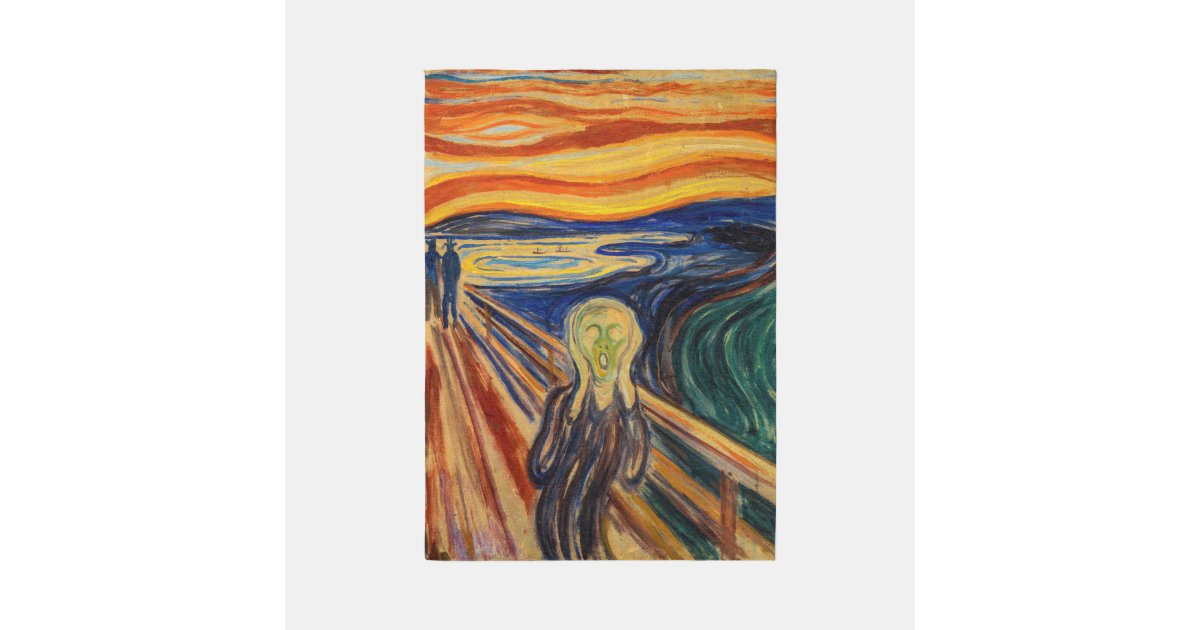 Edvard Munch - The Scream 1910 Rug | Zazzle