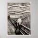 Edvard Munch The Scream Lithograph Print Famous | Zazzle