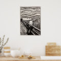 Edvard Munch The Scream Lithograph Print Famous | Zazzle