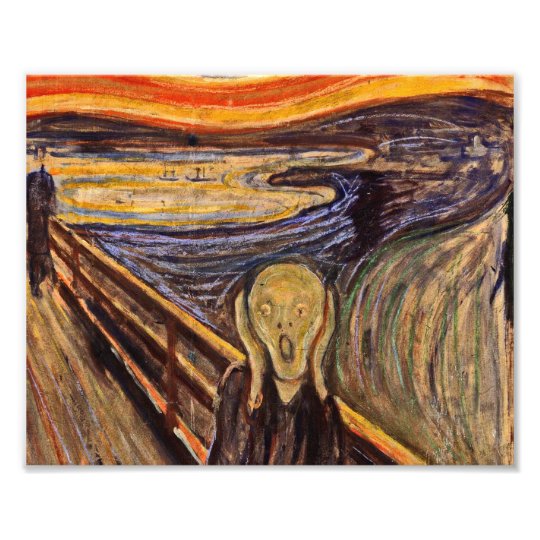 Edvard Munch - The Scream Photo Print | Zazzle.com
