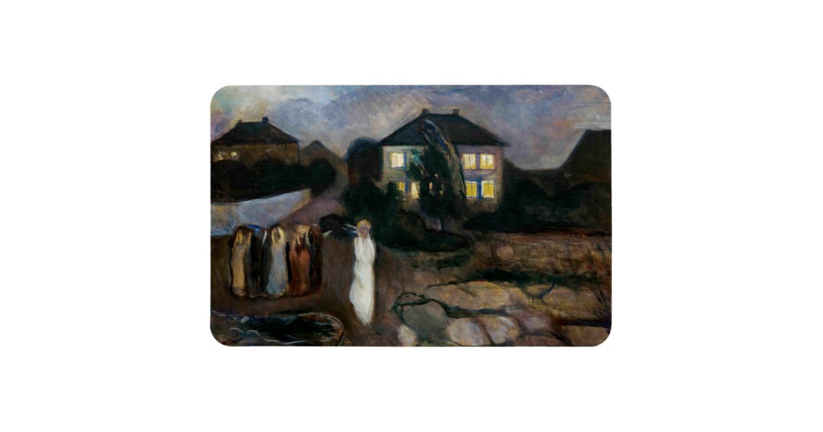 Edvard Munch - The Storm Magnet | Zazzle
