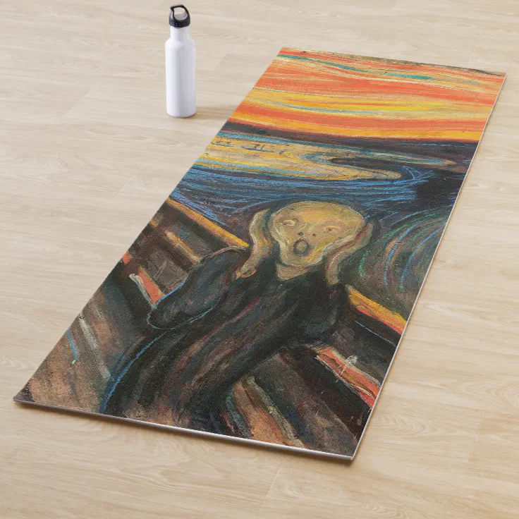 Edvard Munch's The Scream Yoga Mat | Zazzle