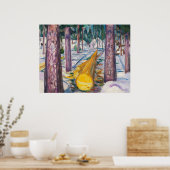 Edvard Munch's The Yellow Log Poster | Zazzle