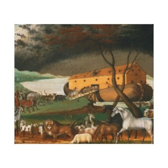 Edward Hicks - Noah's Ark Canvas Print | Zazzle
