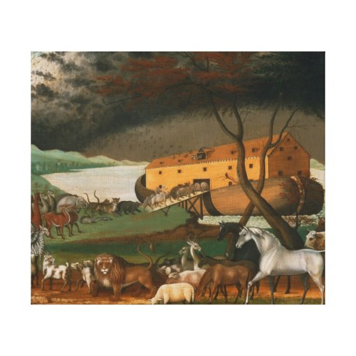 Edward Hicks - Noah's Ark Canvas Print | Zazzle