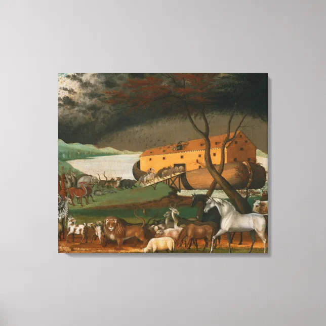 Edward Hicks - Noah's Ark Canvas Print | Zazzle