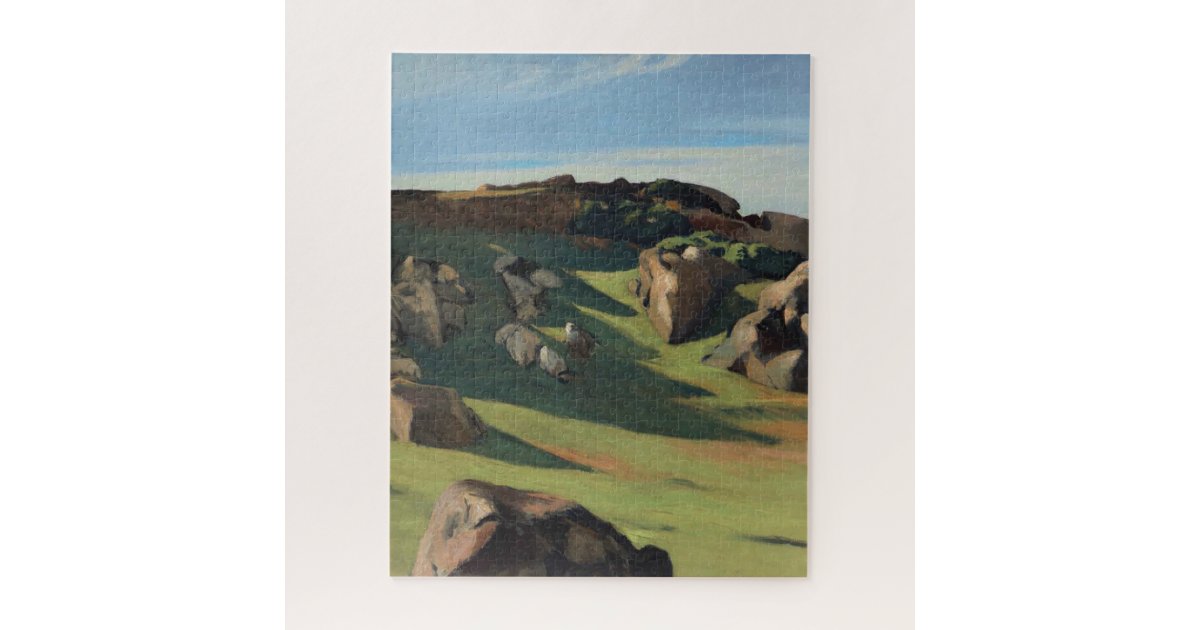 Edward hopper paintings art jigsaw puzzle | Zazzle