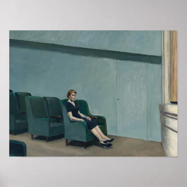 Edward hopper paintings art poster | Zazzle