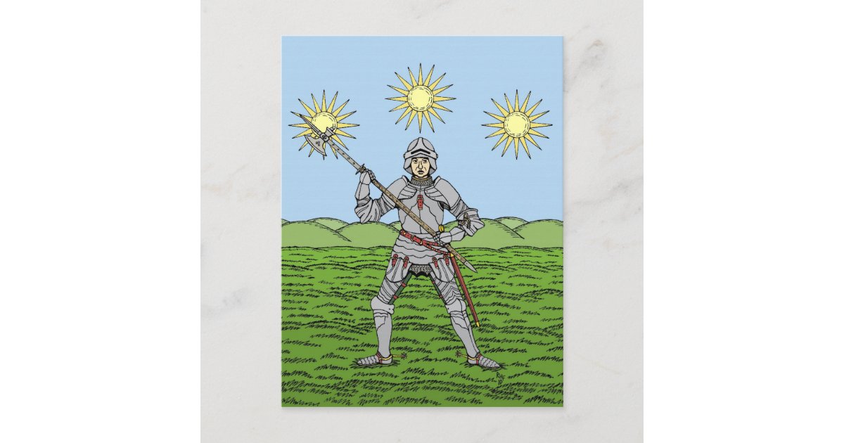 Edward IV in Plate Armor Postcard | Zazzle