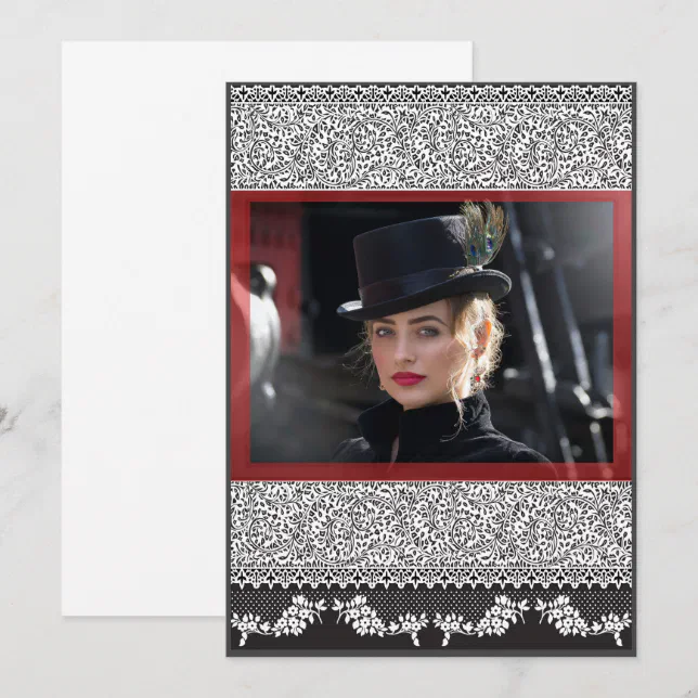 Edwardian Note Card | Zazzle