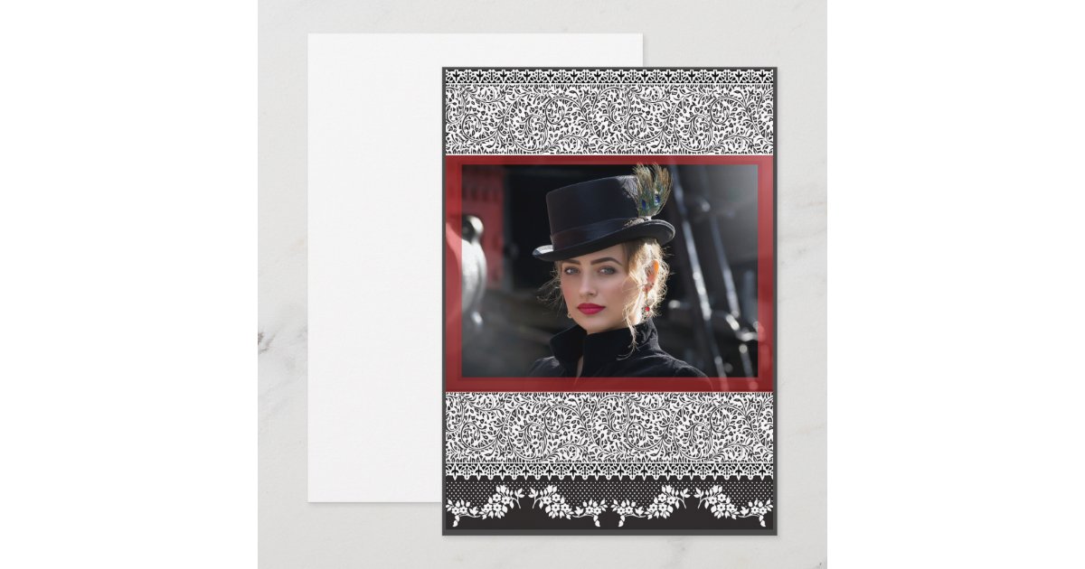 Edwardian Note Card | Zazzle
