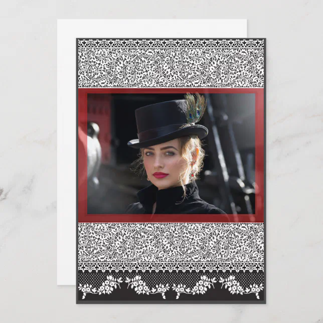 Edwardian Note Card | Zazzle