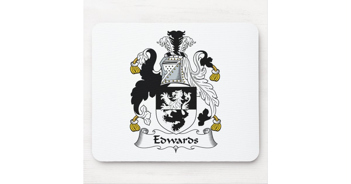Edwards Family Crest Mouse Pad | Zazzle