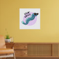Eelin Great Funny Slippery Eel Pun Poster | Zazzle