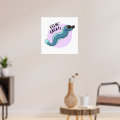 Eelin Great Funny Slippery Eel Pun Poster | Zazzle