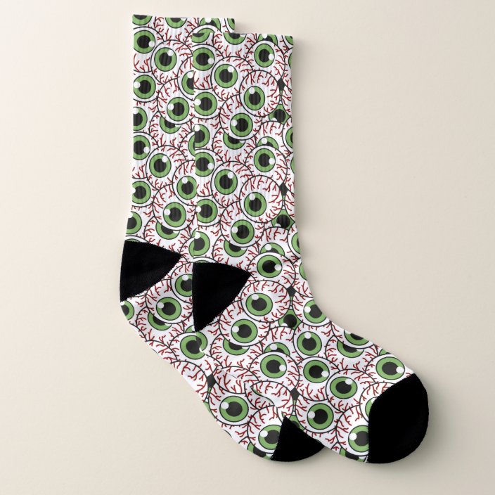 Eerie Eyeballs | Sinister Stare Hypnotizing Eyes Socks | Zazzle