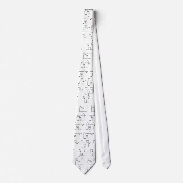 EET ELECTRICAL ENGINEERING SINE WAVE SCHEMATIC TIE | Zazzle