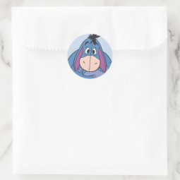 Eeyore 10 classic round sticker | Zazzle