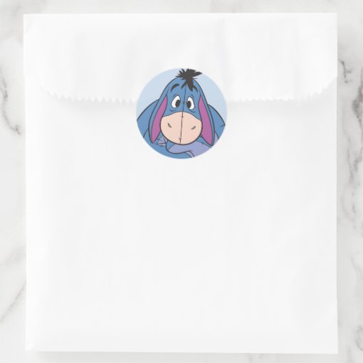 Eeyore 10 classic round sticker | Zazzle