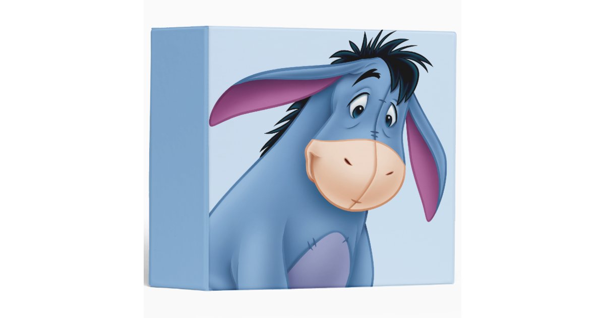 Eeyore 4 3 ring binder | Zazzle