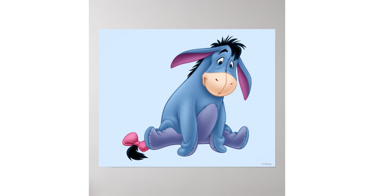 Eeyore 4 poster | Zazzle