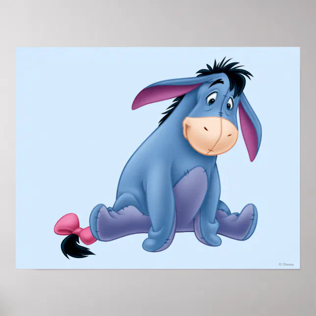 Eeyore 4 poster | Zazzle
