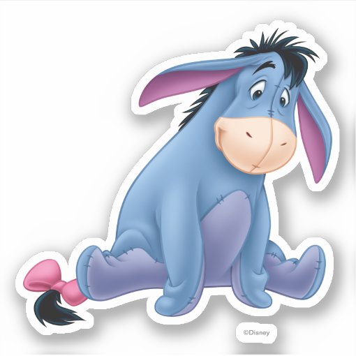 Eeyore 4 sticker | Zazzle