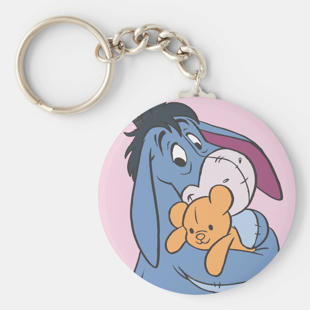 Eeyore 8 keychain | Zazzle
