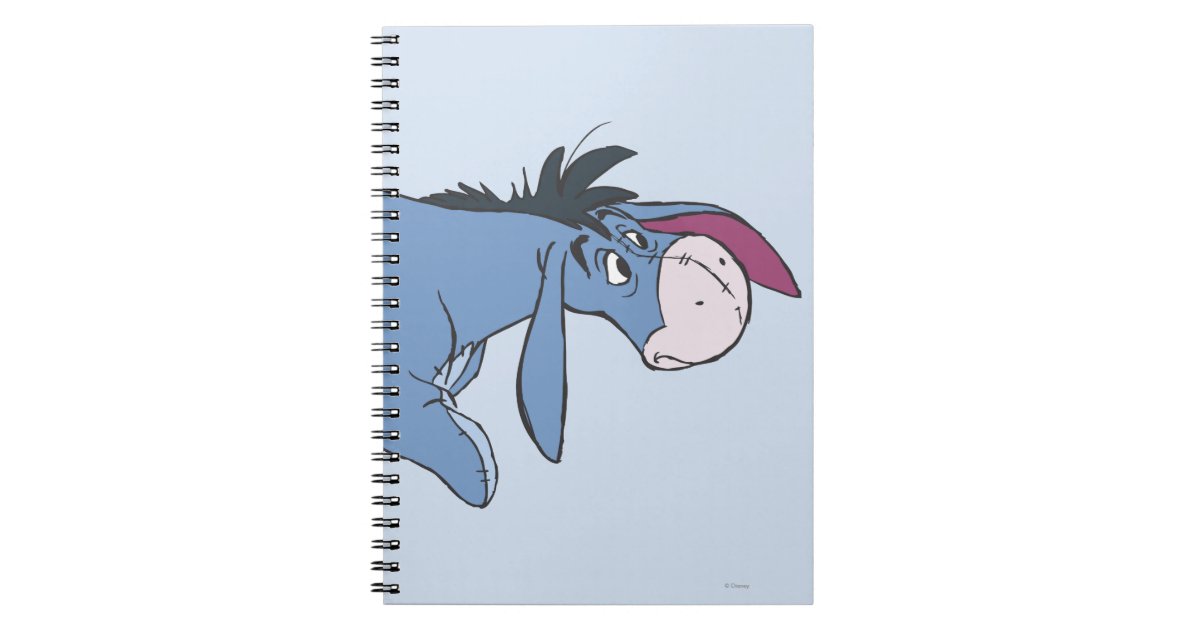 Eeyore 9 notebook | Zazzle