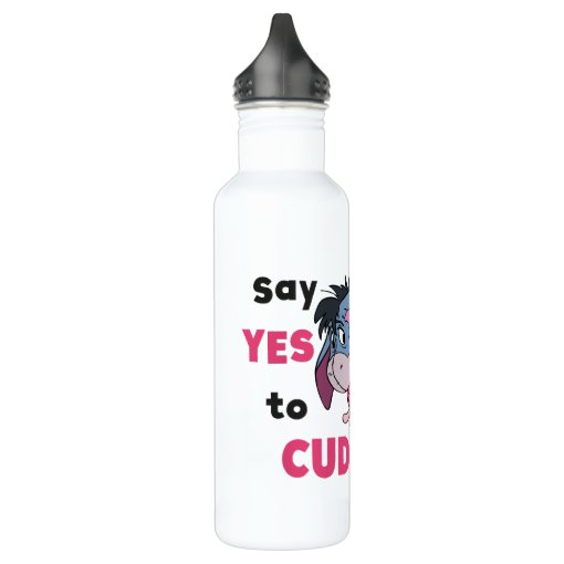 Eeyore | Say Yes to Cuddles Stainless Steel Water Bottle | Zazzle