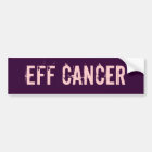 "F*CK CANCER" Breast Cancer Bumper Stickers | Zazzle.com