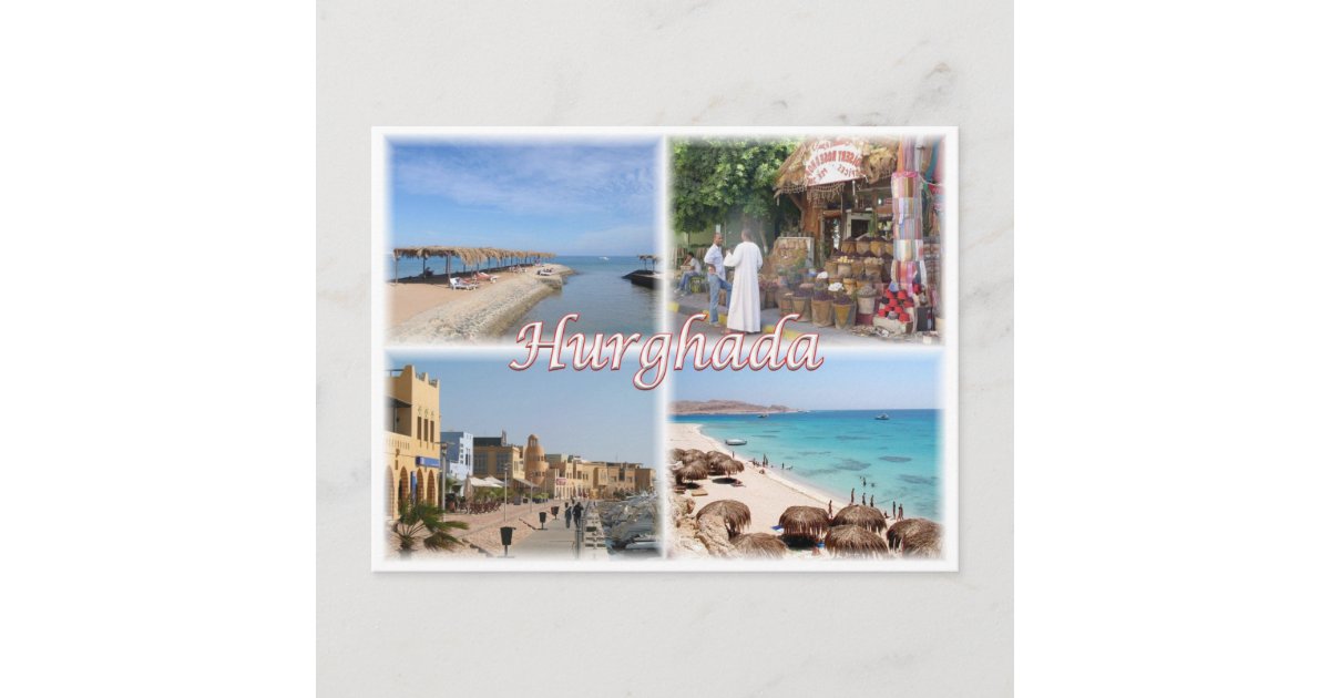 EG Hurghada - Red Sea - Postcard | Zazzle