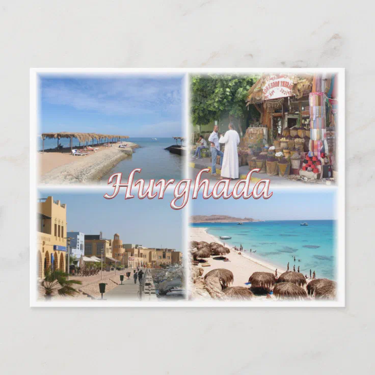 EG Hurghada - Red Sea - Postcard | Zazzle