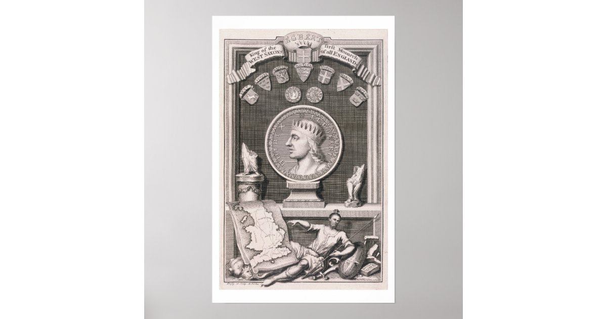 Egbert (d.839) King of the West Saxons, First Mona Poster | Zazzle