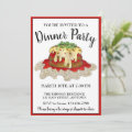 Eggplant Parm Parmesan Italian Food Dinner Party Invitation | Zazzle