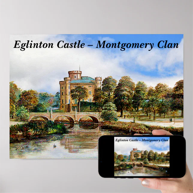 Eglinton Castle – Montgomery Clan Poster | Zazzle