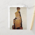 Egon Schiele- Portrait of Gerti Schiele Postcard | Zazzle