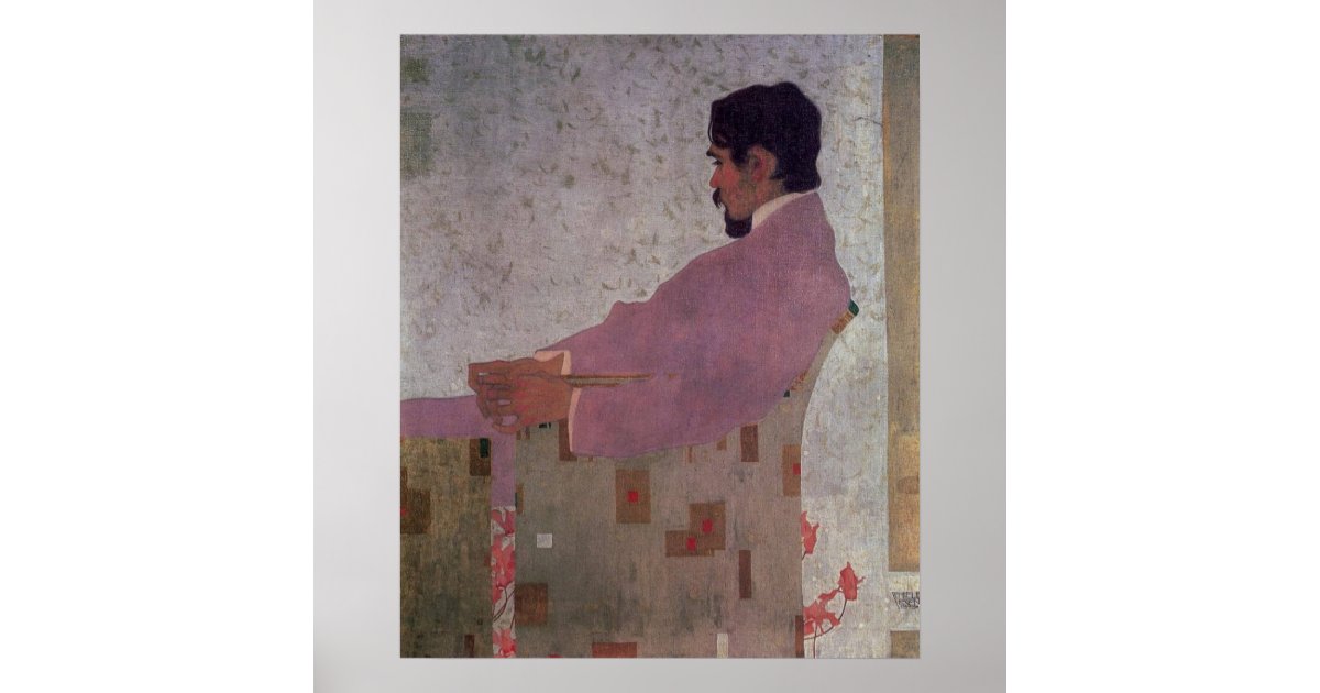 Egon Schiele Portrait of the Painter Anton Peschka Poster | Zazzle